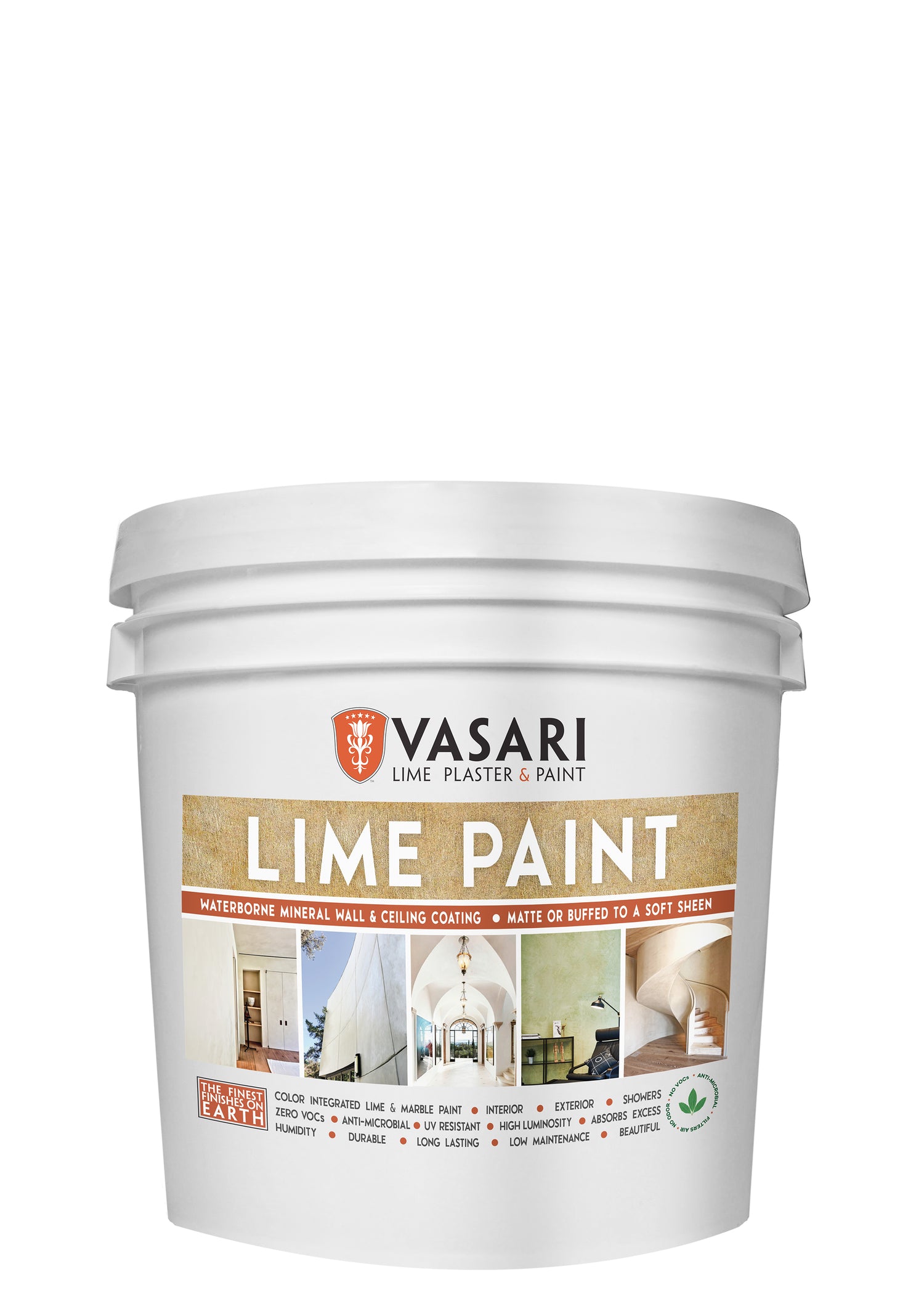 LIME PAINT - 1 GALLON | Vasari Lime Plaster & Paint