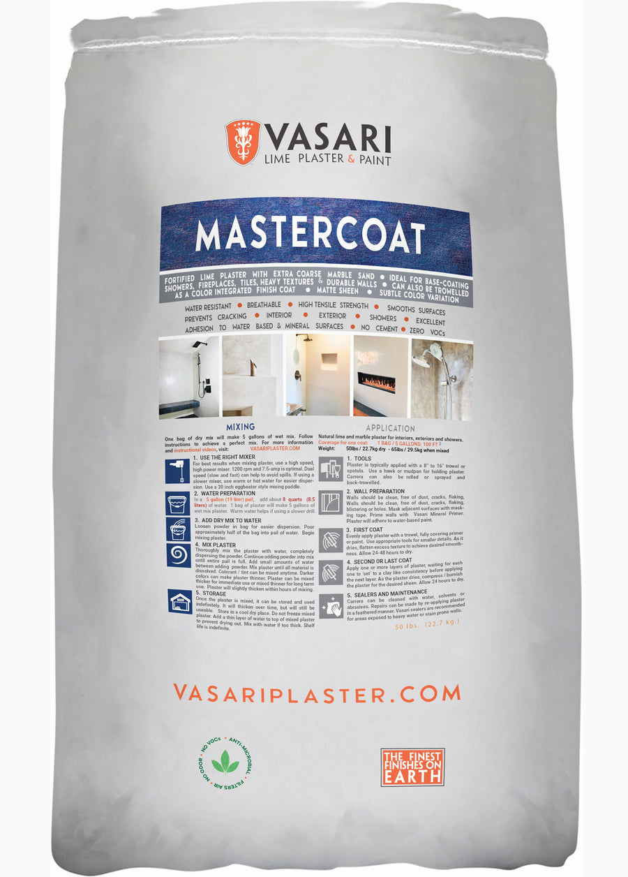MASTERCOAT | Vasari Lime Plaster & Paint